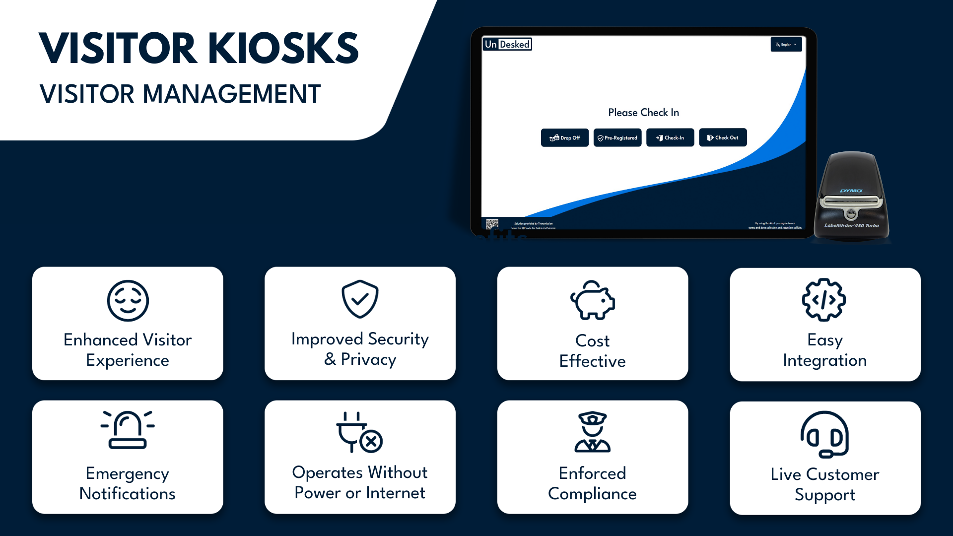 UnDesked | Visitor Kiosks & Management